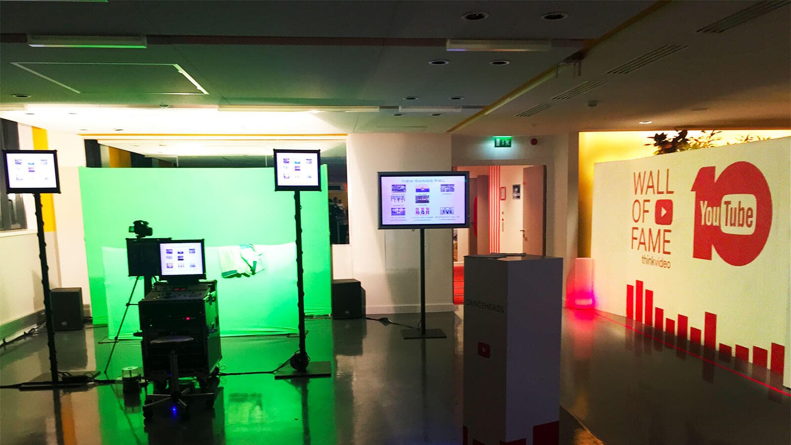 Animation video fond vert - 100% participative - Dance Heads